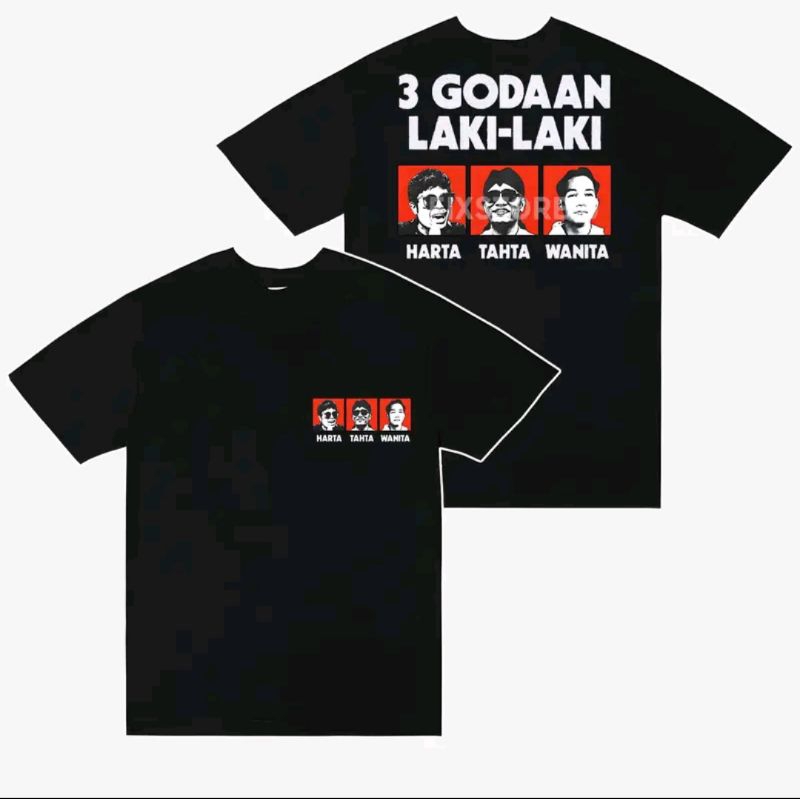 Jual Kaos 3Godaan Laki Laki Agus - Gus Miftah - Iwas Baju Harta Tahta ...