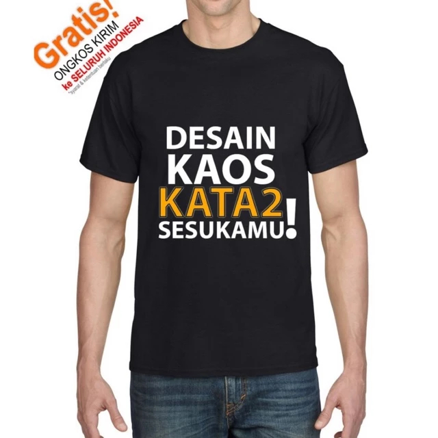 Jual Kaos Custom Design Kata Kata Unik Dan Gambar Keren | Shopee Indonesia