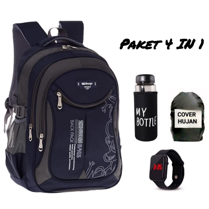 Jual LENI [ BONUS BOTOL ] TAS RANSEL TERBARU ANAK SEKOLAH / TAS RANSEL SEKOLAH SISWA SD SMP SMA ...