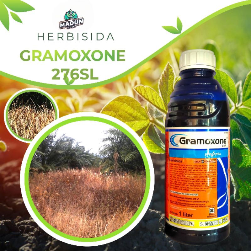 Jual Obat Rumput Gramoxone 276 SL 1liter untuk 100liter air | Shopee ...