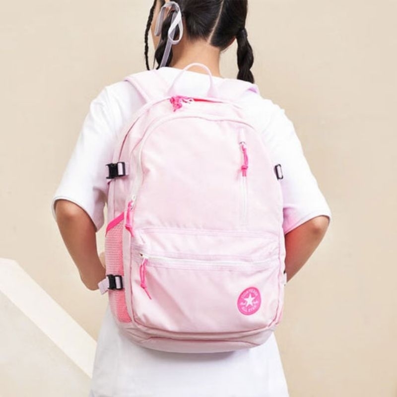Jual Converse straight edge backpack sakura pink | Shopee Indonesia
