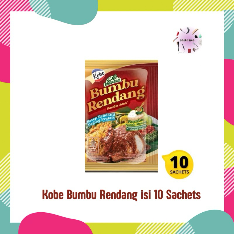 Jual Kobe Bumbu Rendang isi 10 Sachet | Shopee Indonesia