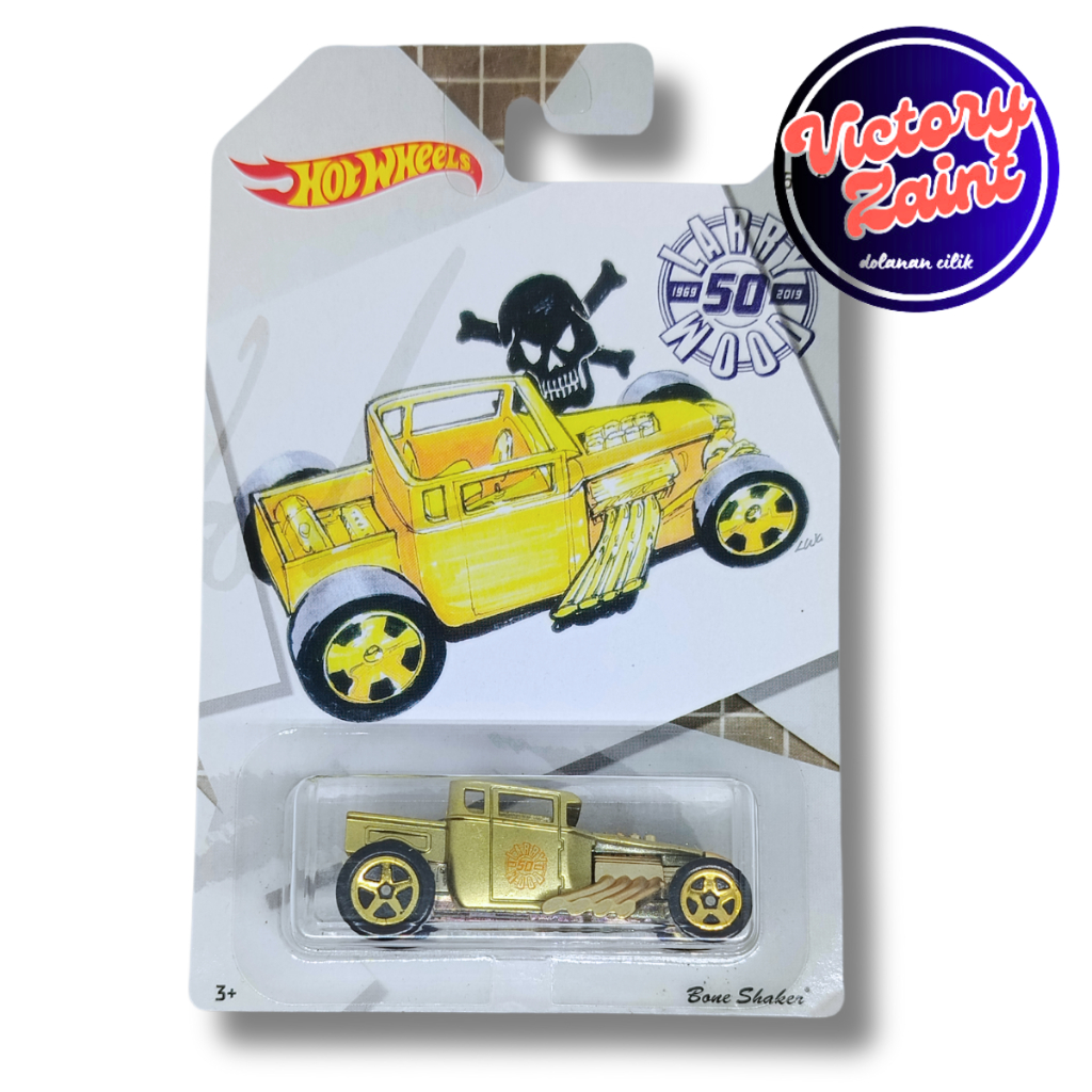 Jual Hot Wheels Bone Shaker Anniversary 50th Larry Wood Edition | Shopee Indonesia