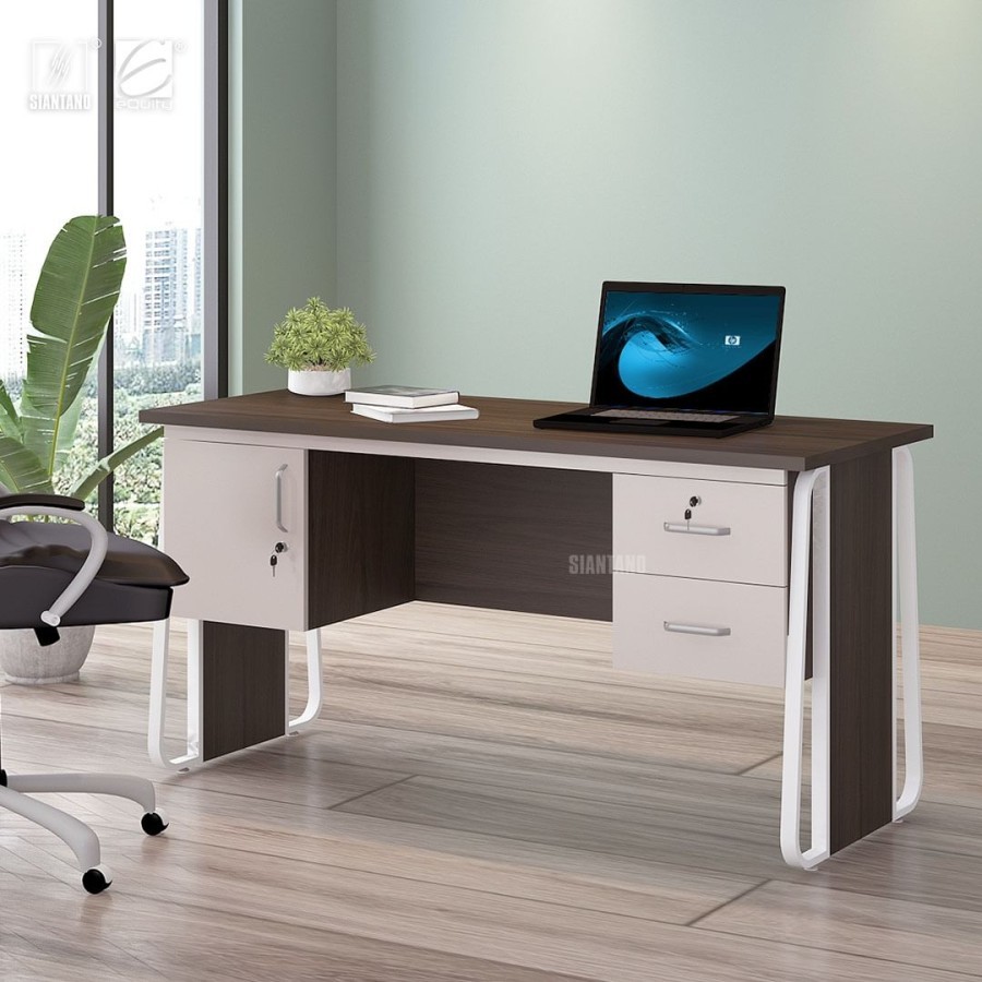 Jual Meja Kantor Meja Tulis 1 Biro Meja 150 cm 0T 157 SIANTANO | Shopee ...