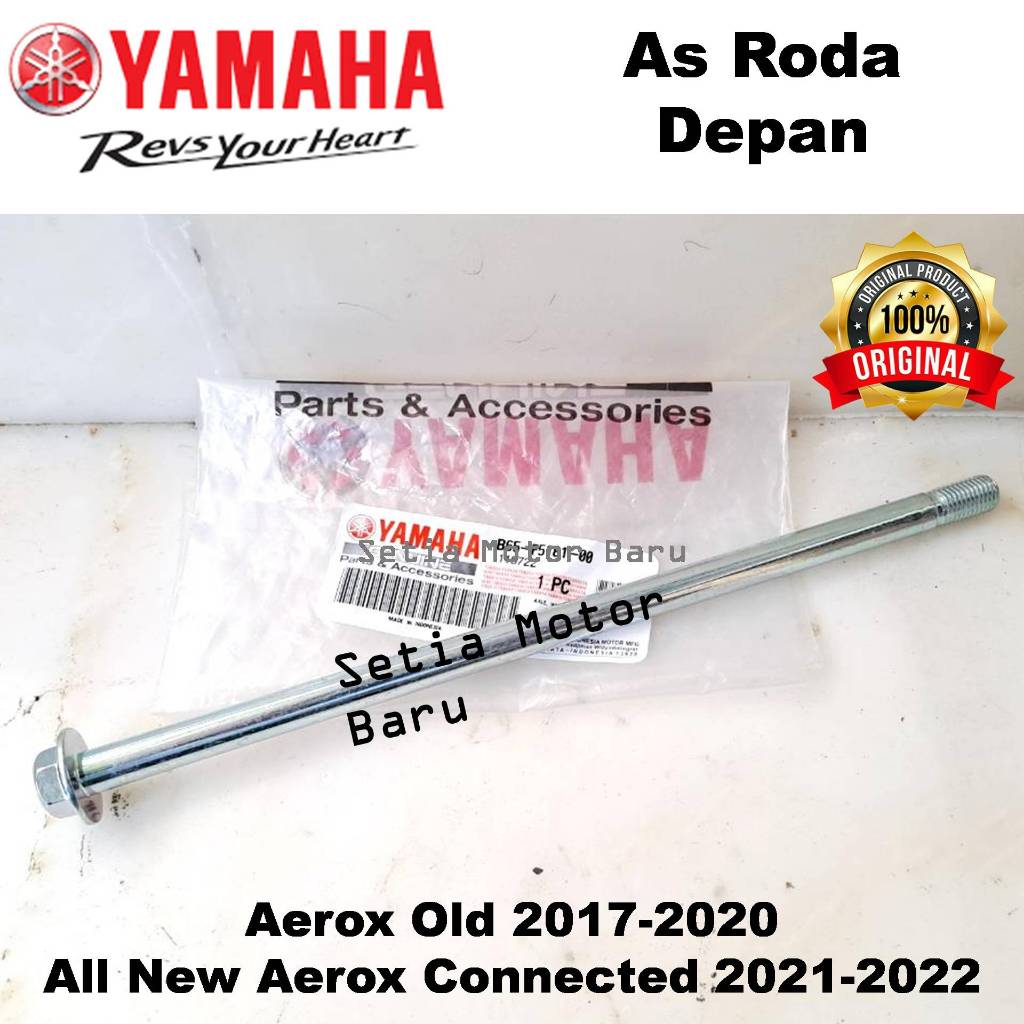Jual As Roda Depan Front Wheel Axle All New Aerox Connected Aerox Old ...