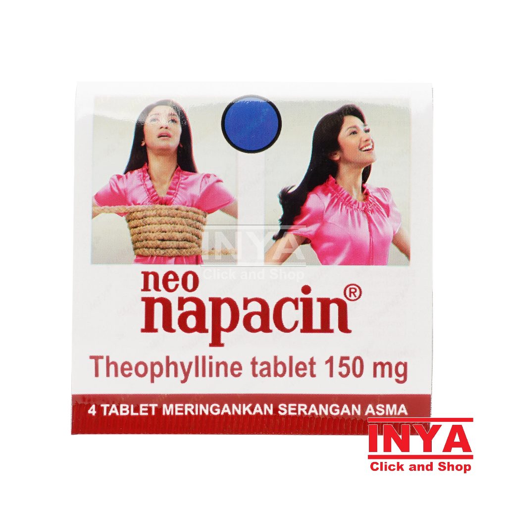 Jual Neo Napacin Tablet 150mg isi 4 Tablet - Obat Asma | Shopee Indonesia