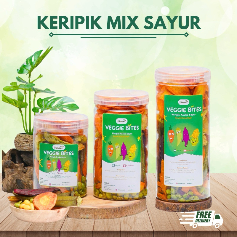 Jual Keripik Mix Sayur Sayuran Kering Cemilan Sehat Halal Produk Lokal ...