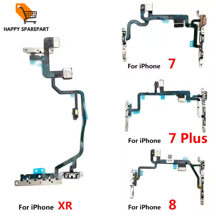 Jual FLEXIBLE ON OFF VOLUME IP XR / 7 / 7PLUS / 8 / 8PLUS POWER SILENT ...