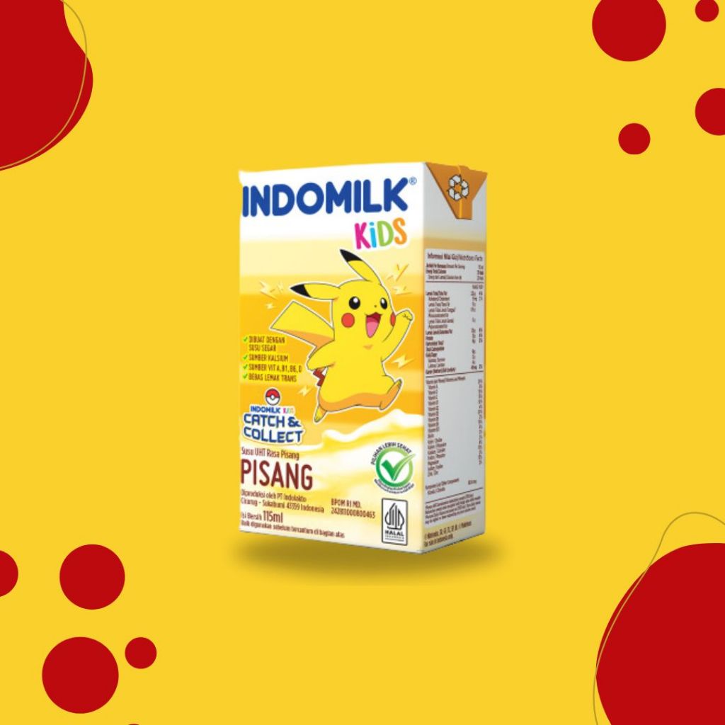 Jual Indomilk Kids Susu UHT Rasa Pisang 115 ml | Shopee Indonesia