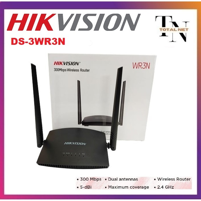 Jual HIKVISION DS-3WR3N WIRELESS ROUTER DS-WR3N | Shopee Indonesia