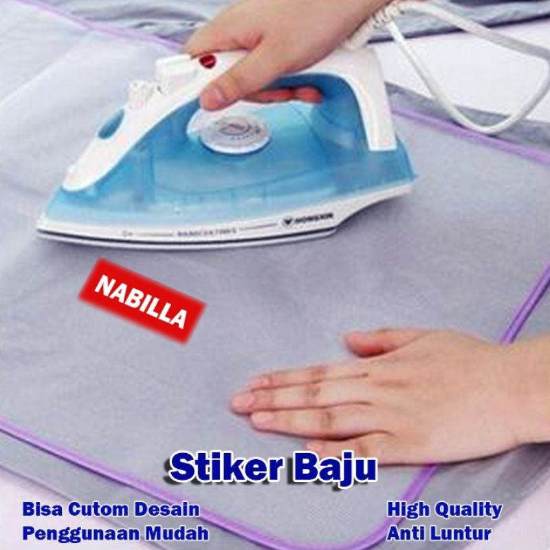 Jual STIKER BAJU | STIKER BAJU SETRIKA CUSTOM | Shopee Indonesia