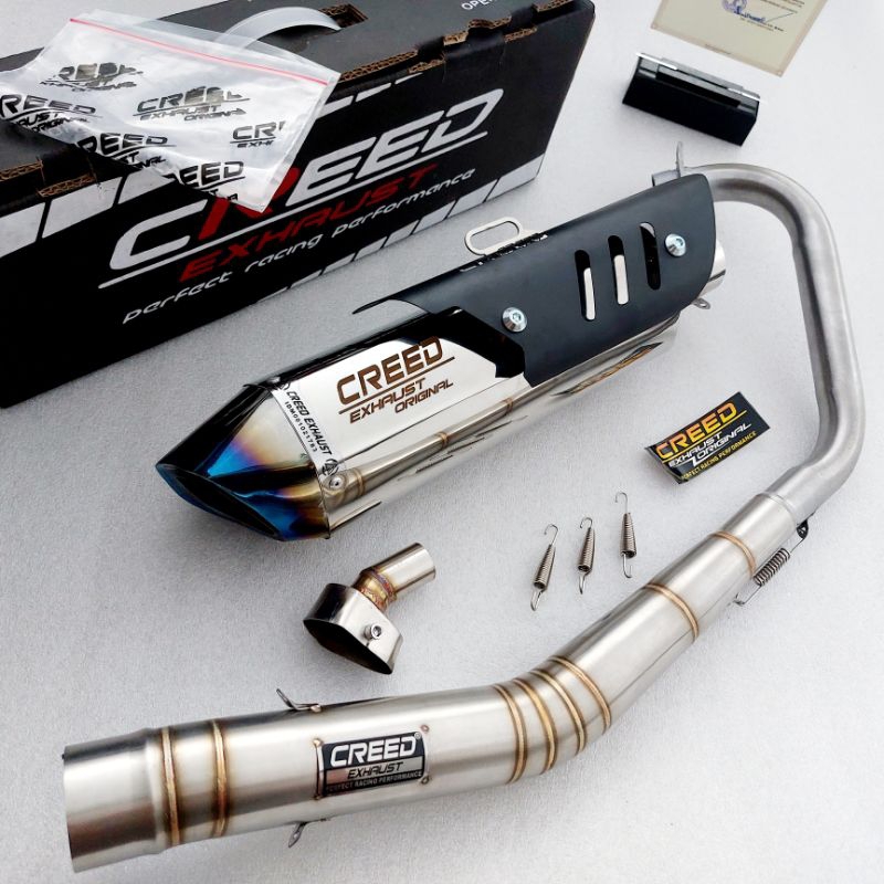 Jual Knalpot racing Creed Exhaust tipe GPstar Original for CB CBR 150R ...