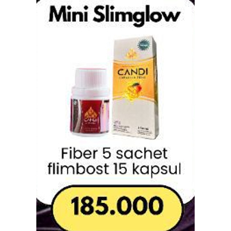 Jual CANDI MINI SLIMGLOW BUNDLING YANG TERDIRI DARI KAPSUL FLIMBOOST ...