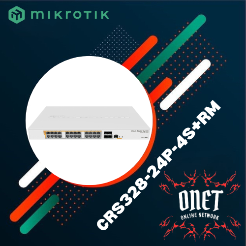 Jual MIKROTIK CRS328-24P-4S+RM 24 Port Gigabit PoE Cloud Router Switch ...