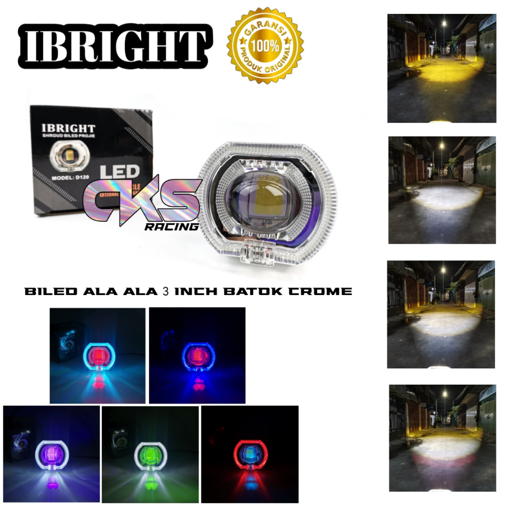 Jual Lampu Projie Biled Ala Ala Cut Off 3 INCH IBRIGHT D120 Plus Ring ...