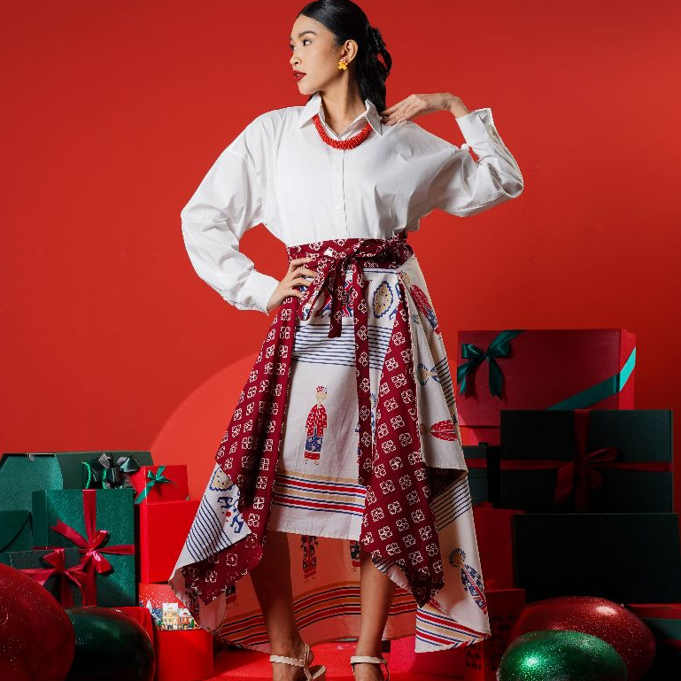 Jual Batik ENOM - Rok Lilit Carla - Rok Lilit Batik Modern - Senandung ...