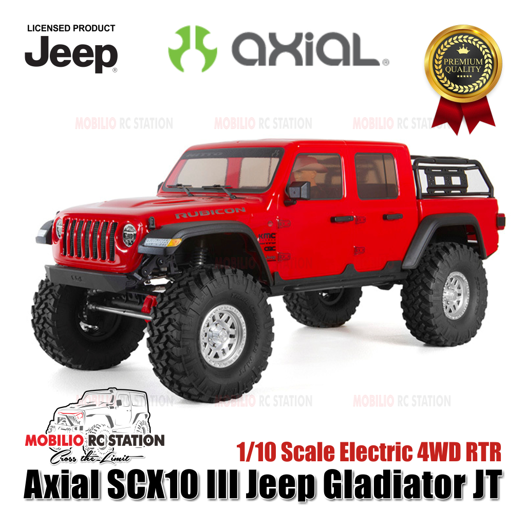 Jual RC Axial SCX10 III Jeep Gladiator JT 1/10 Scale 4WD RTR Rubicon Portal | Shopee Indonesia