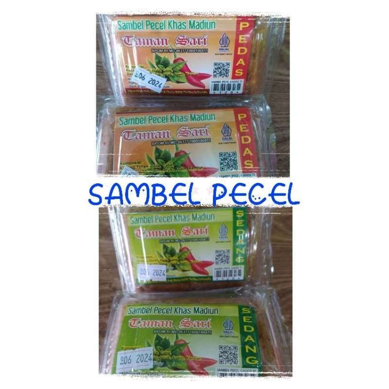 Jual Sambel pecel Madiun cap Taman Sari 250 gr,Oleh oleh Khas asli ...