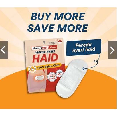Jual BLOOD MenstruHeat Kemasan Praktis dan Big Size Pereda Nyeri Haid ...