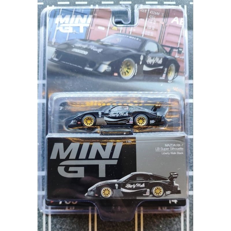 Jual Mini GT LBWK Mazda RX-7 LB-Super Sillhouette Black Blister ...