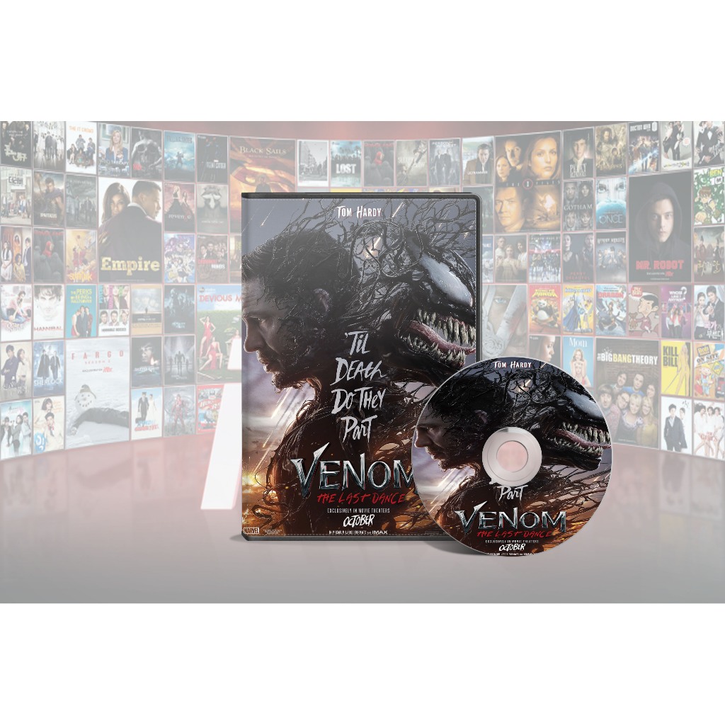 Jual Koleksi DVD Film Venom & Venom Let There Be Carnage & Venom The Last Dance (2018-2024 ...
