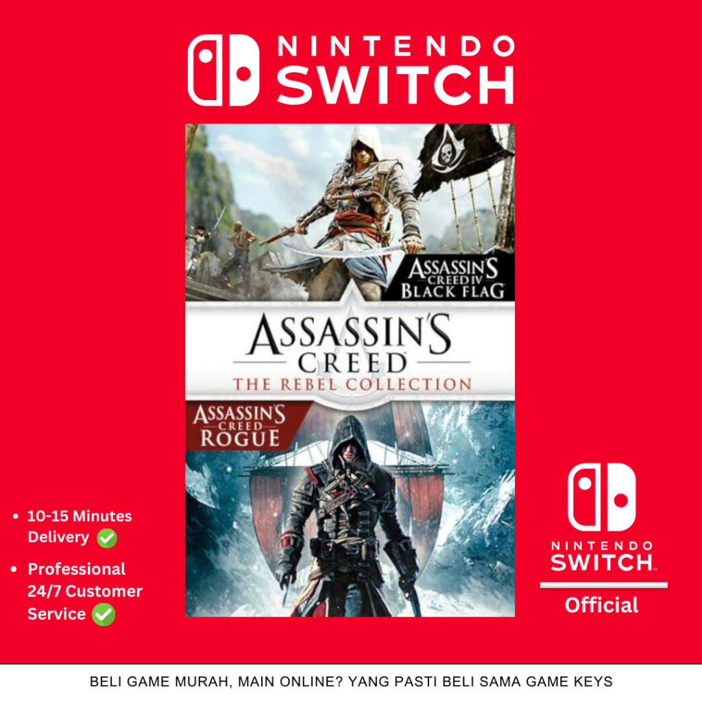 Jual Assassins Creed : The Rebel Collection | Nintendo Switch | Shopee ...