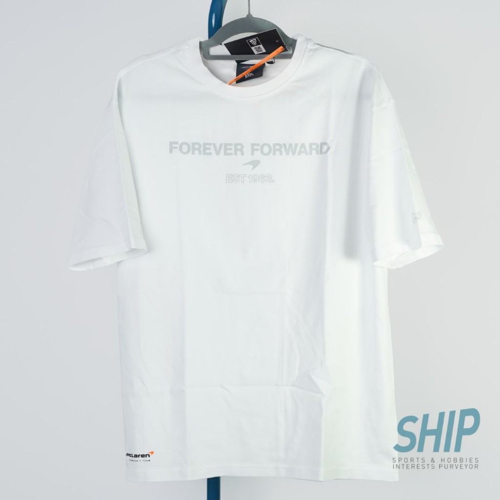Jual Kaus McLaren speedmark white 2024 tee washed pack new era formula ...