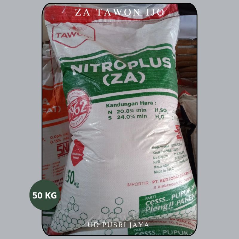 Jual PUPUK ZA NITROPLUS/ZA TAWON IJO kemasan 50kg | Shopee Indonesia