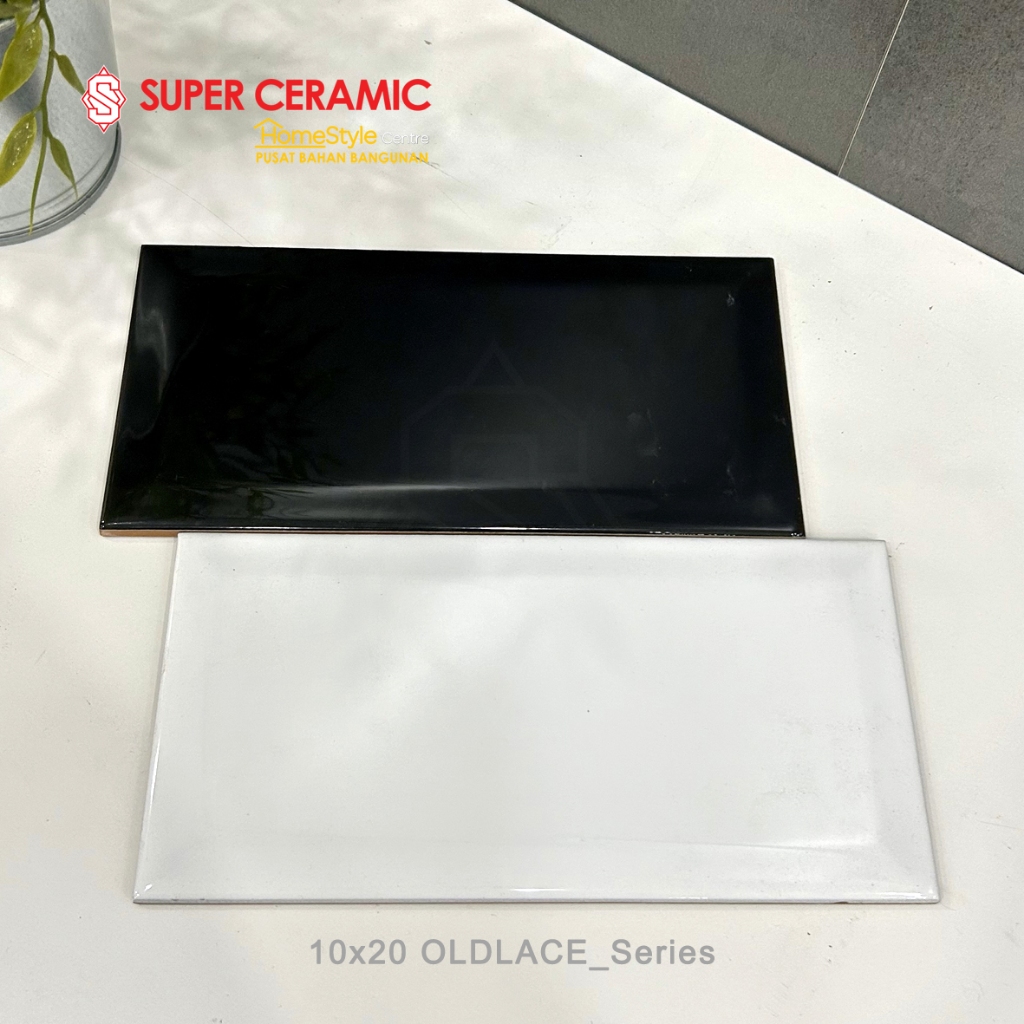 Jual 10x20 Keramik Dinding - Subway Oldlace LWH / Oldlace DBK | Shopee ...