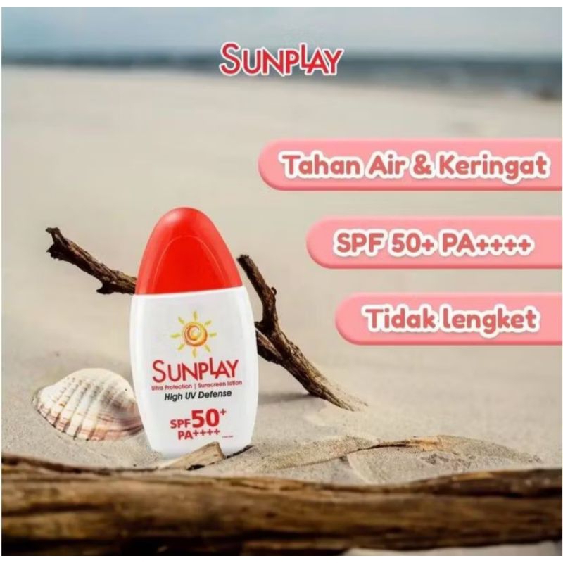 Jual SUNPLAY High UV Defence Sunscreen Lotion SPF 50+ PA ++++ 30g ...
