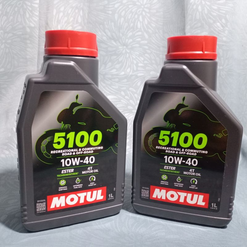 Jual Oli Motor Motul 5100 4T 10W-40 1L Kendaraan Motorcycle | Shopee Indonesia