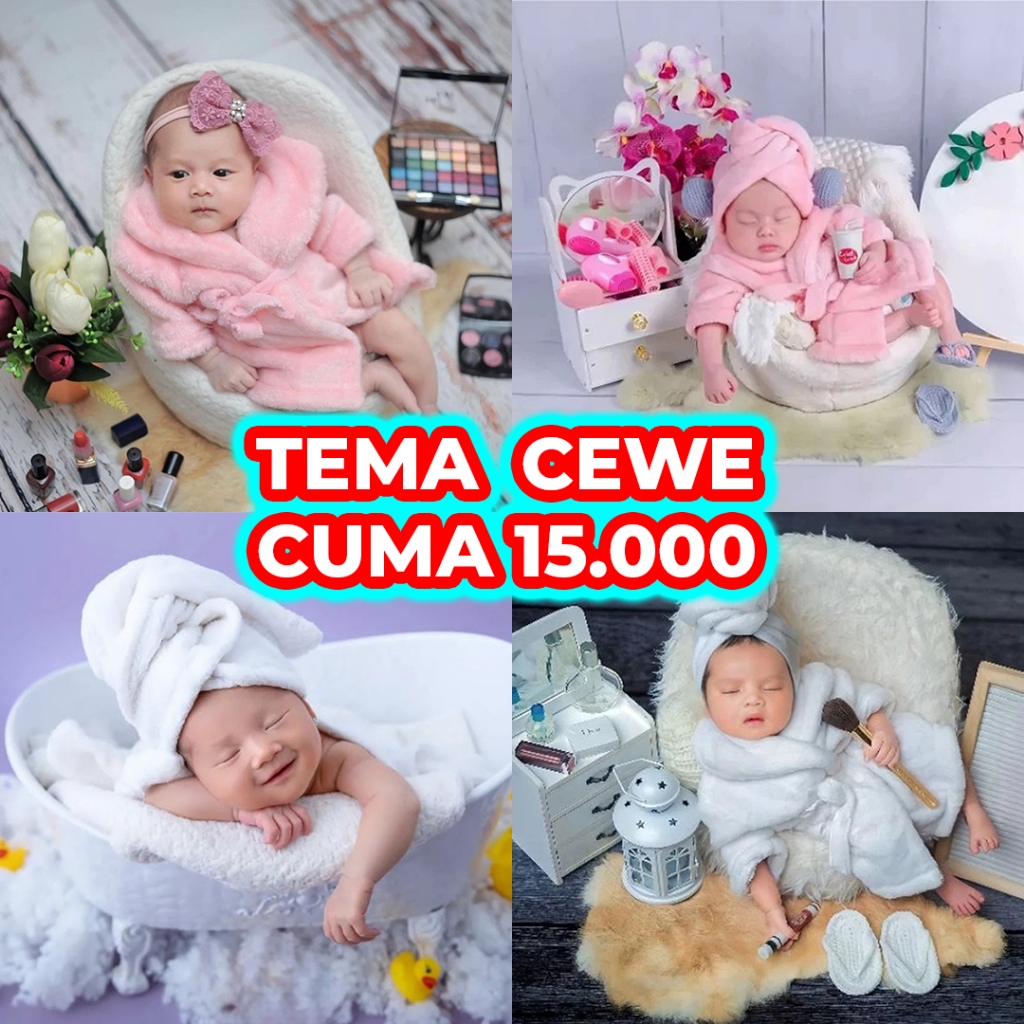 Jual Edit Foto Bayi Newborn Tema Cewe (1-24) | Shopee Indonesia