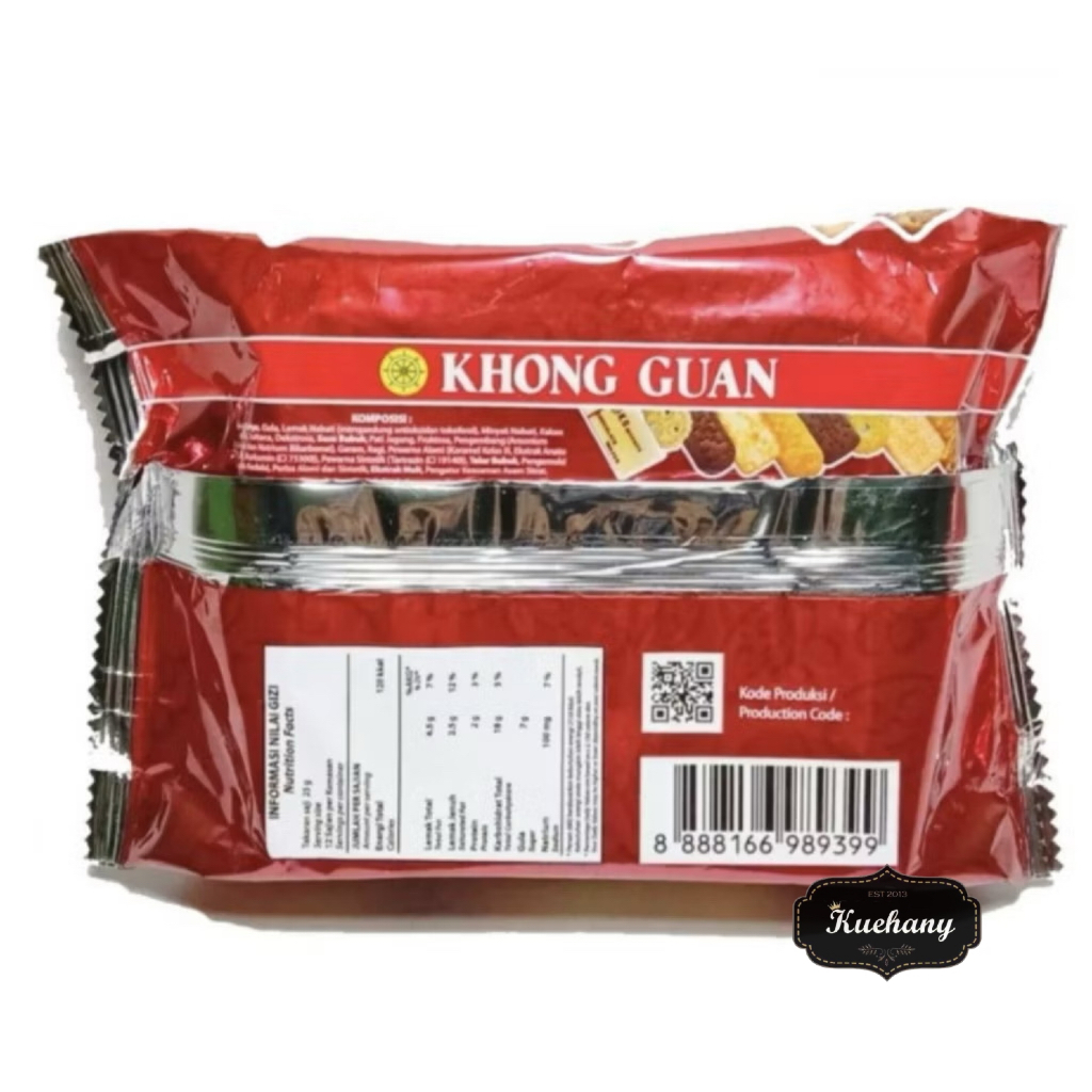 Jual Khong Guan Assorted Biscuits 300 gram (OPP Red) / Khong Guan ...