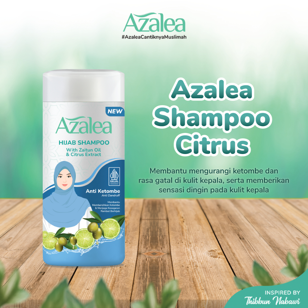 Jual Azalea Shampoo Citrus Extract 180 ML - Sampo Rambut Ketombe ...