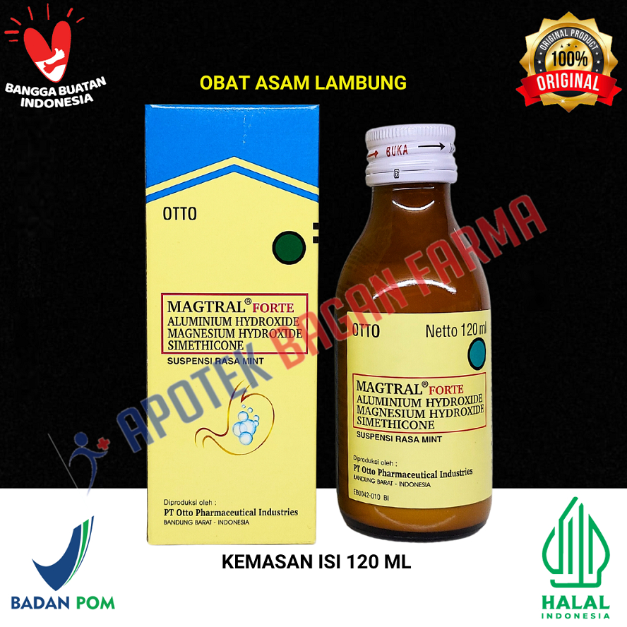 Jual MAGTRAL FORTE SIRUP 120ML | Obat Lambung Sirup | Shopee Indonesia