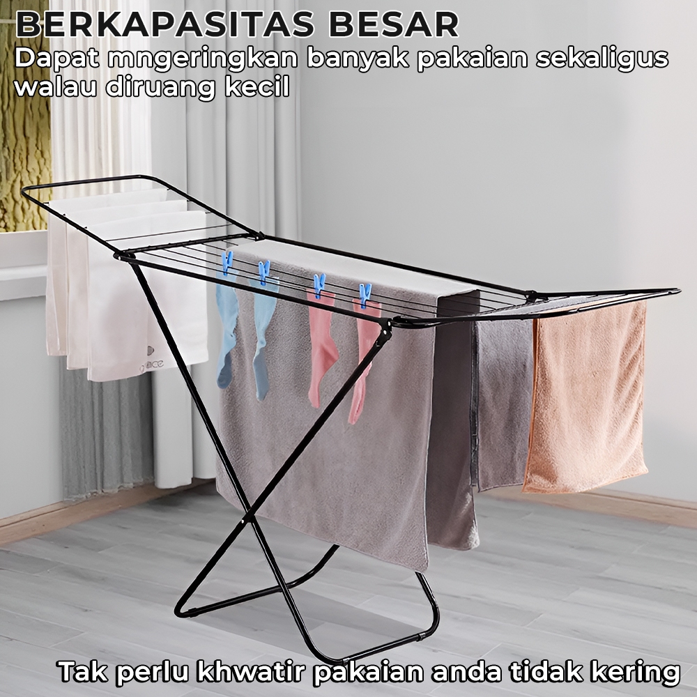 Jual Jemuran Handuk Lipat Stainless Steel Anti Karat Jemuran Lipat ...