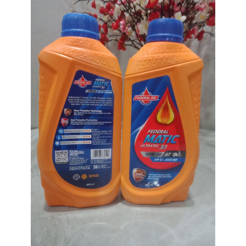 Jual oli federal matic orange 800ml | Shopee Indonesia