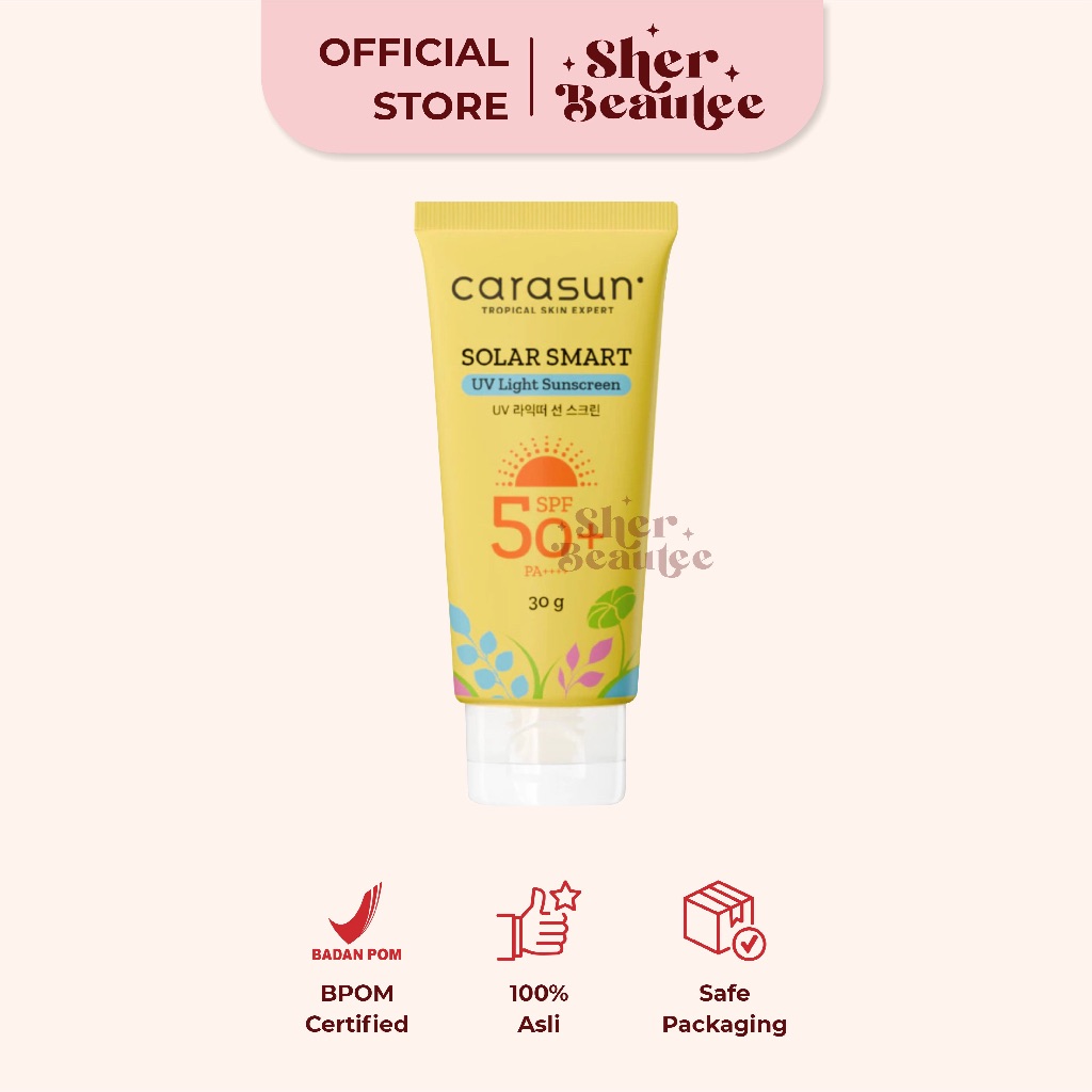 Jual Carasun Solar Smart UV Light Sunscreen 30g | Shopee Indonesia
