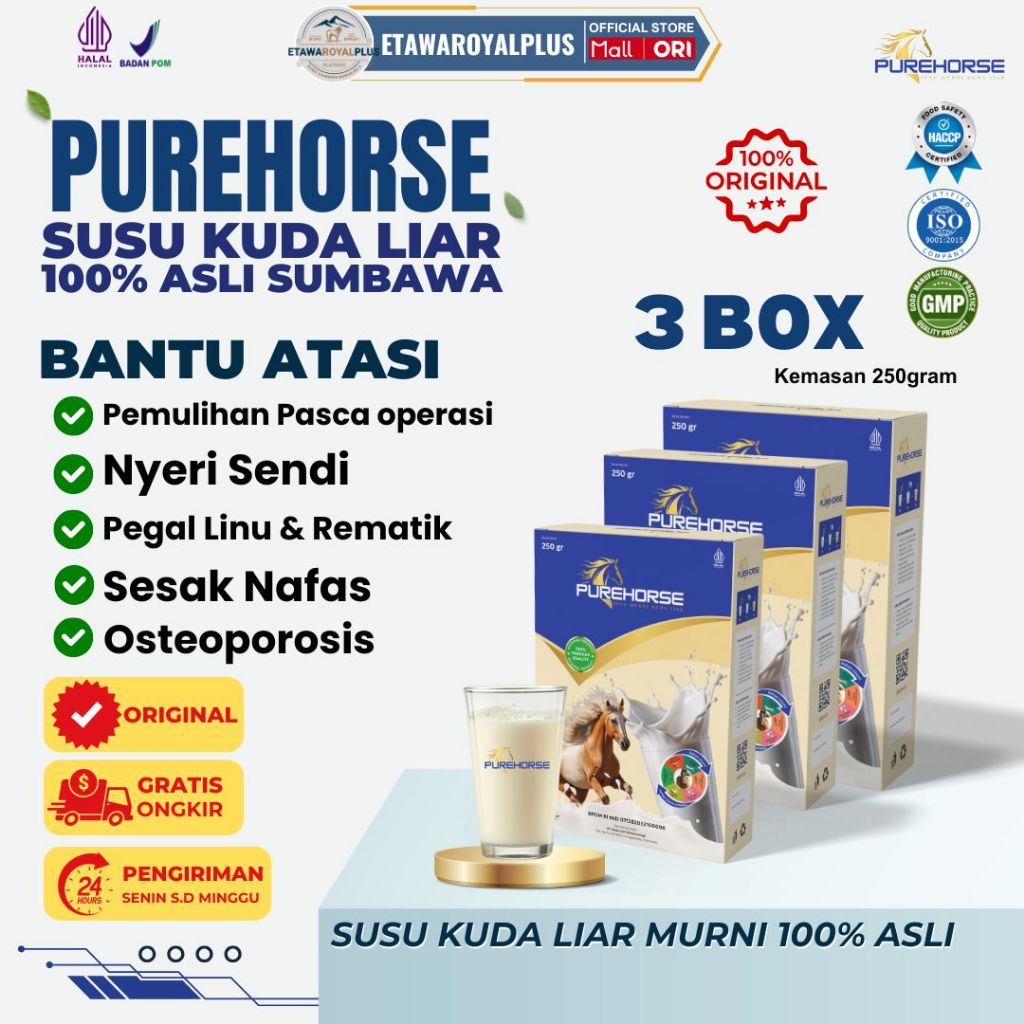 Jual Susu Kuda Purehorse Original dari Sumbawa Cepat Atasi Asma, Batuk ...