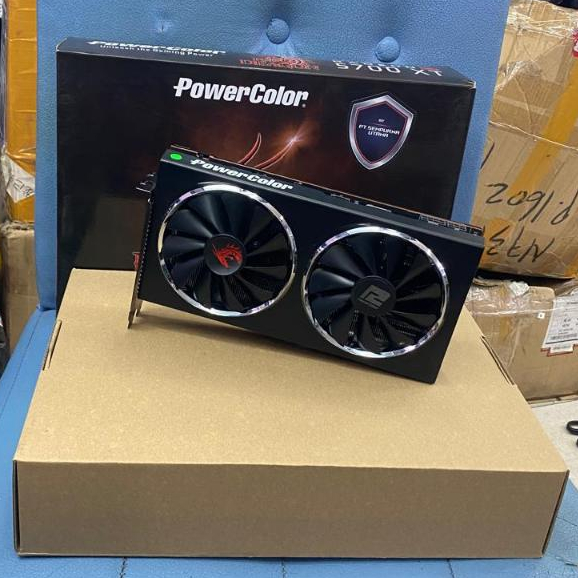 Jual VGA POWERCOLOR RED DRAGON RX 5700XT 8GB 2ND MULUS | Shopee Indonesia