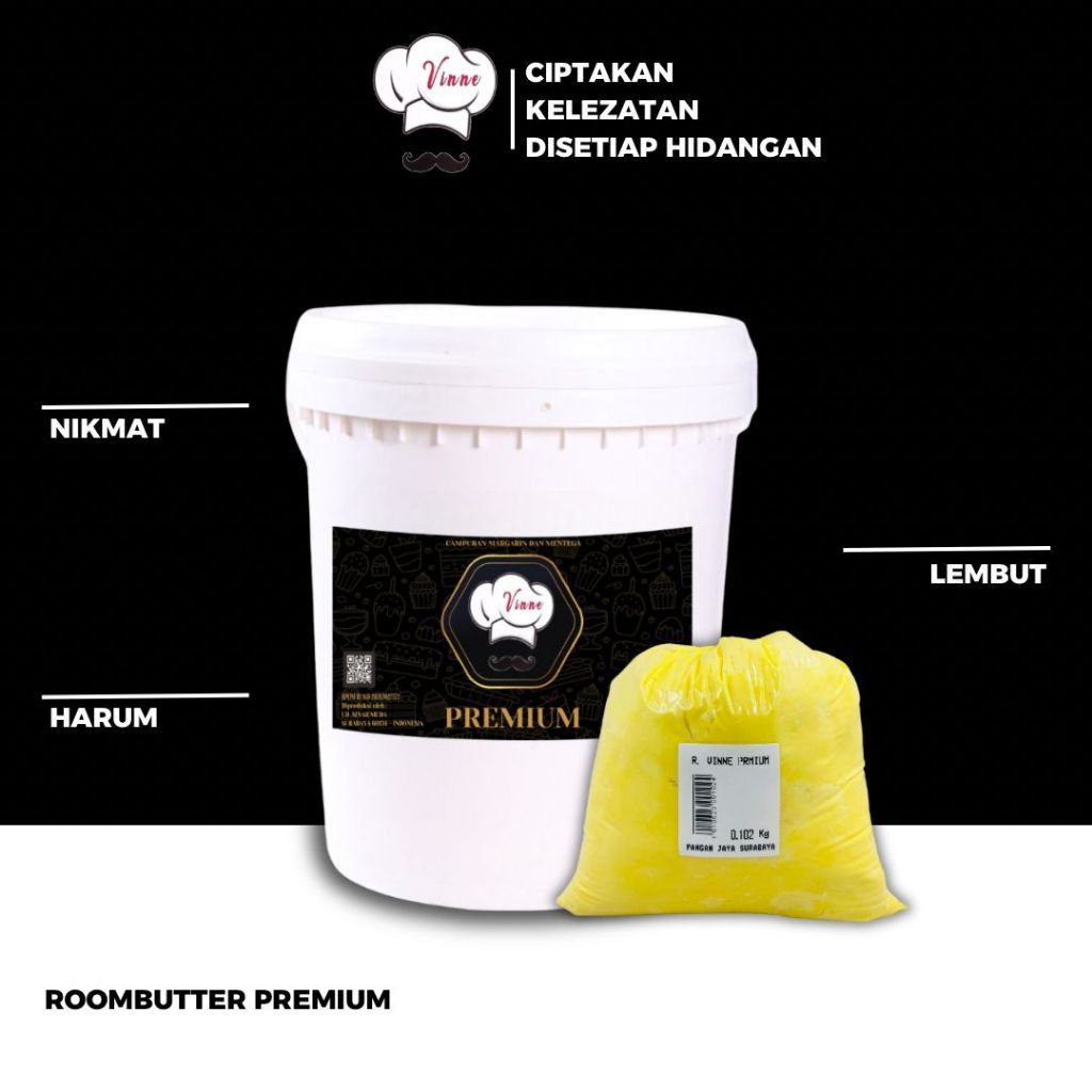 Jual ROOMBUTTER / BUTTER / MENTEGA VINNE PREMIUM | Shopee Indonesia