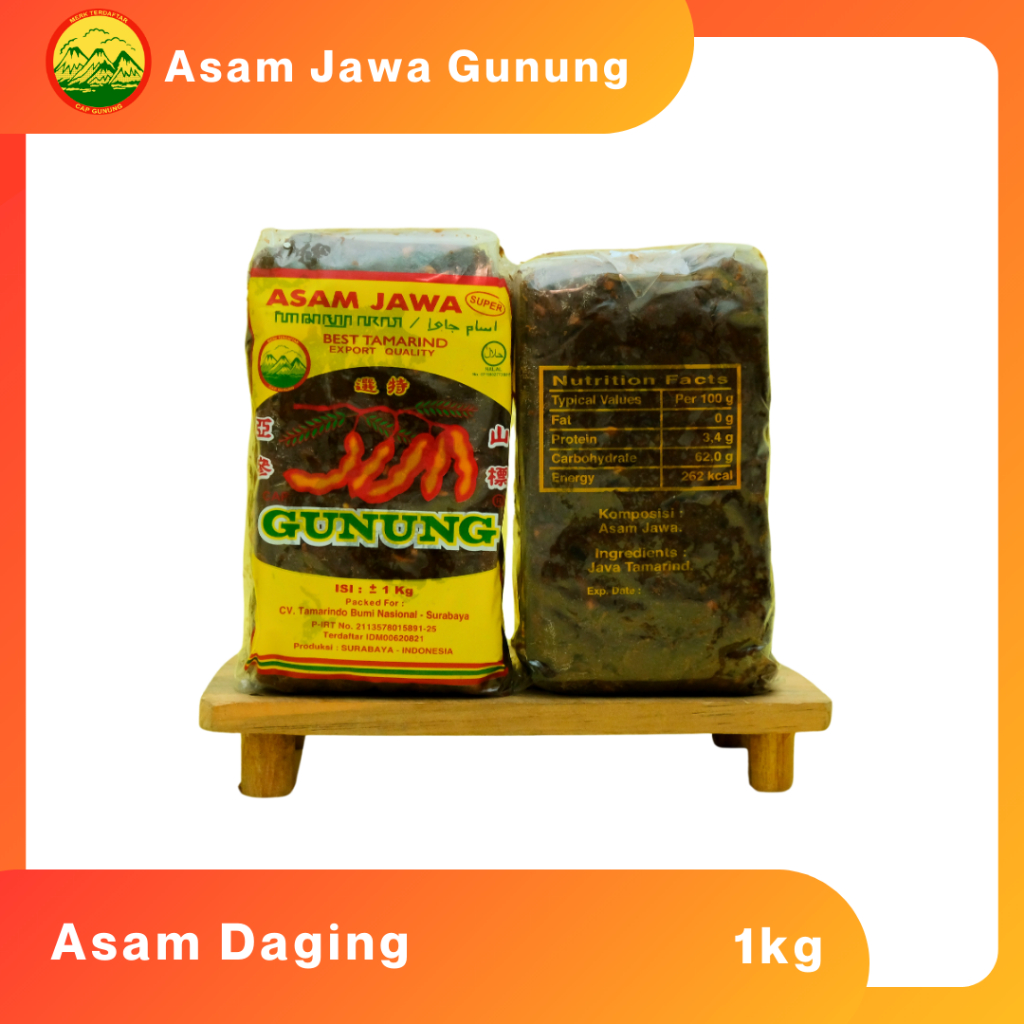 Jual ASAM JAWA TANPA BIJI CAP GUNUNG 1Kg KAWA | Shopee Indonesia
