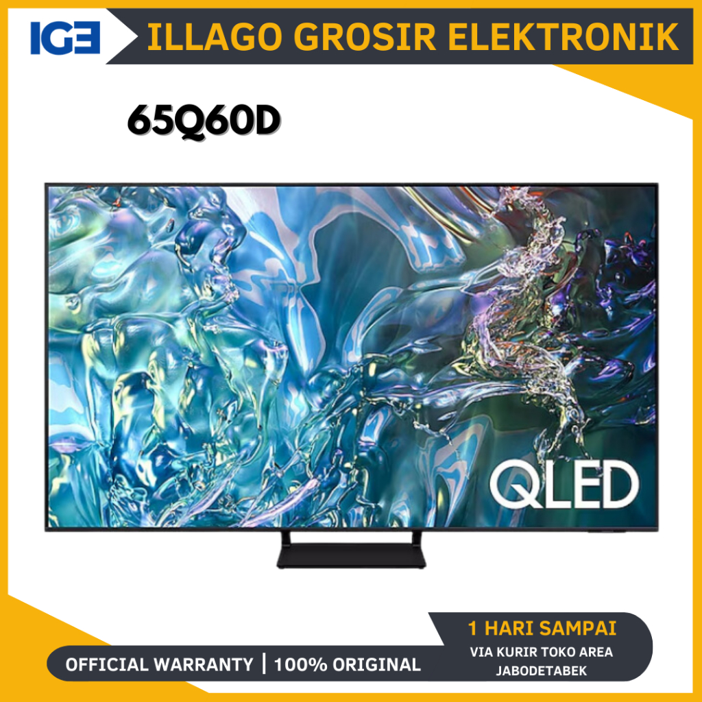 Jual SAMSUNG 65Q60D / Q60D QLED 4K UHD Tizen OS Smart TV 65 Inch ...
