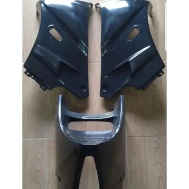 Jual Fairing SSR bahan ABS hitam ori thailand set atas bawah | Shopee ...
