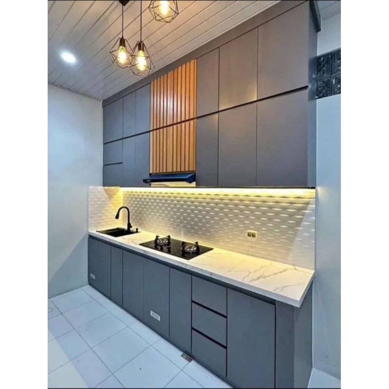 Jual KITCHENSET HPL | Kitchenset custom | Kitchenset costum | Kitchenset island | rak dapur ...