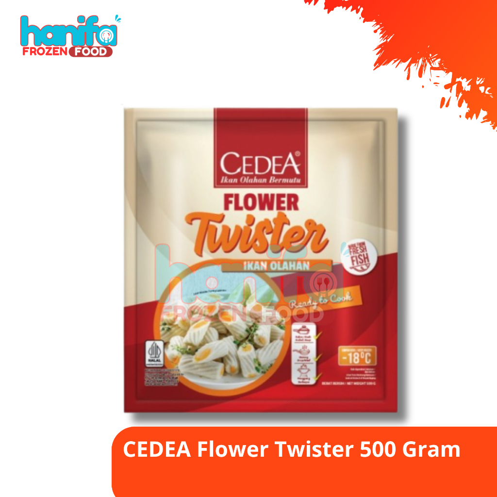 Jual CEDEA Flower Twister Ikan Olahan 500 gram makanan beku frozen food ...