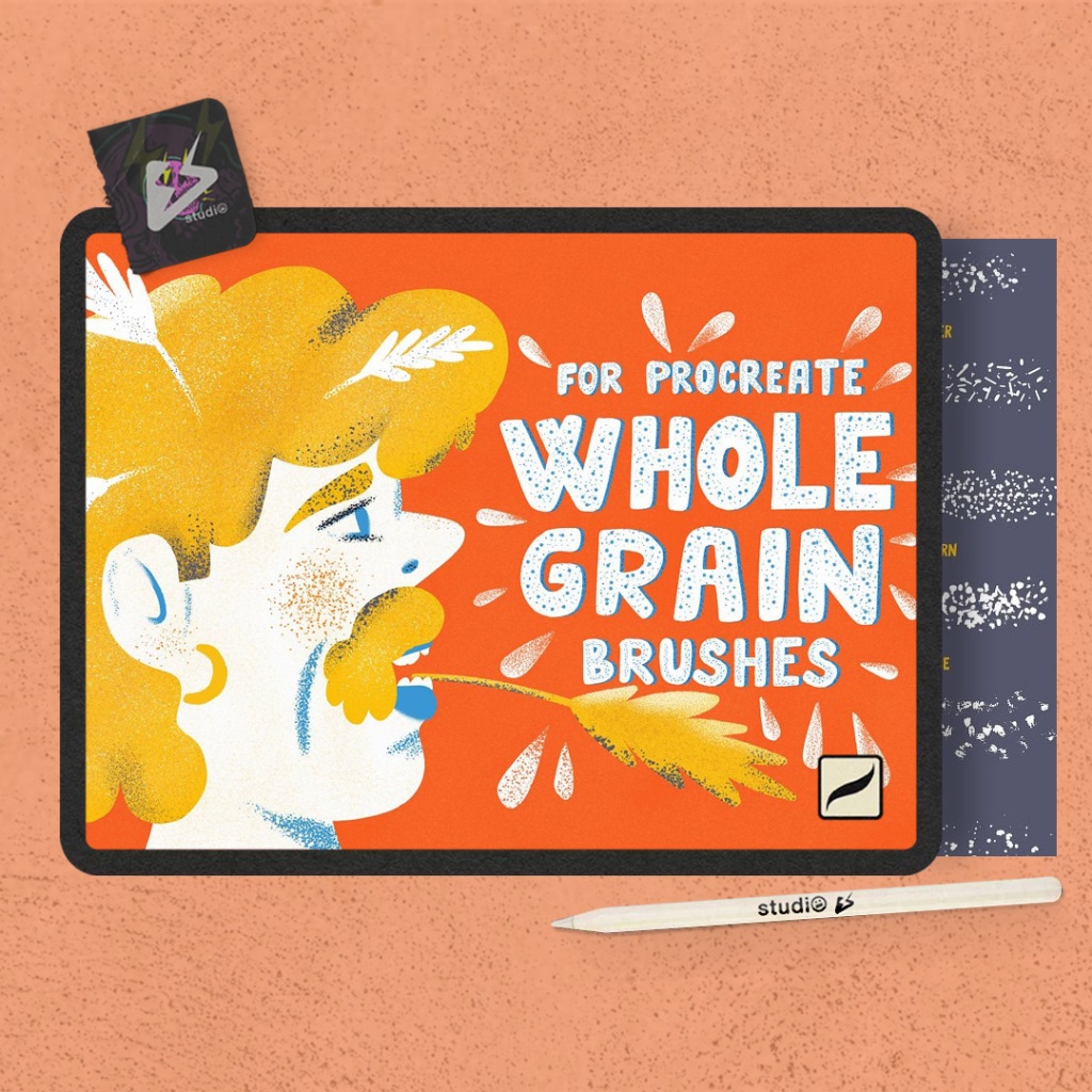 Jual Procreate Brush - GC Whole Grain Brushes | Shopee Indonesia
