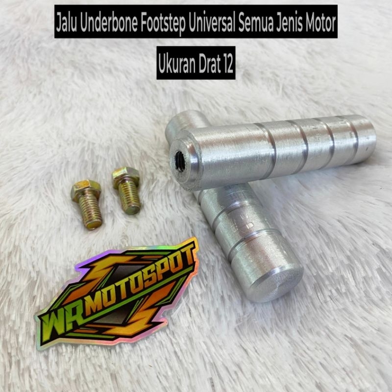 Jual Jalu Underbone Footstep Universal Semua Jenis Motor Ukuran Drat 12 ...