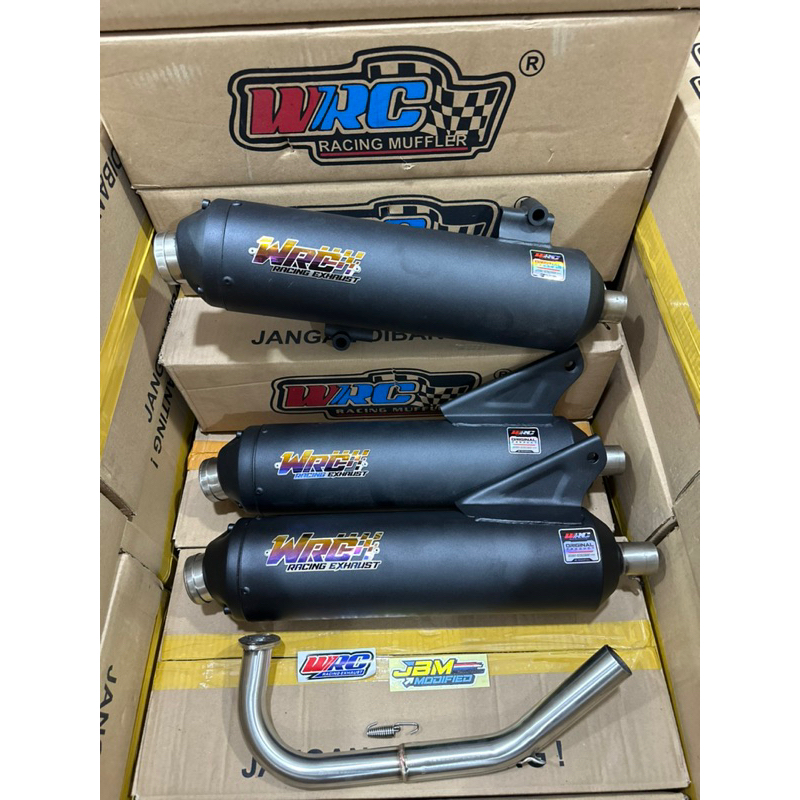Jual Knalpot Standart Racing WRC Original SS-O2 Black Matic Honda ...