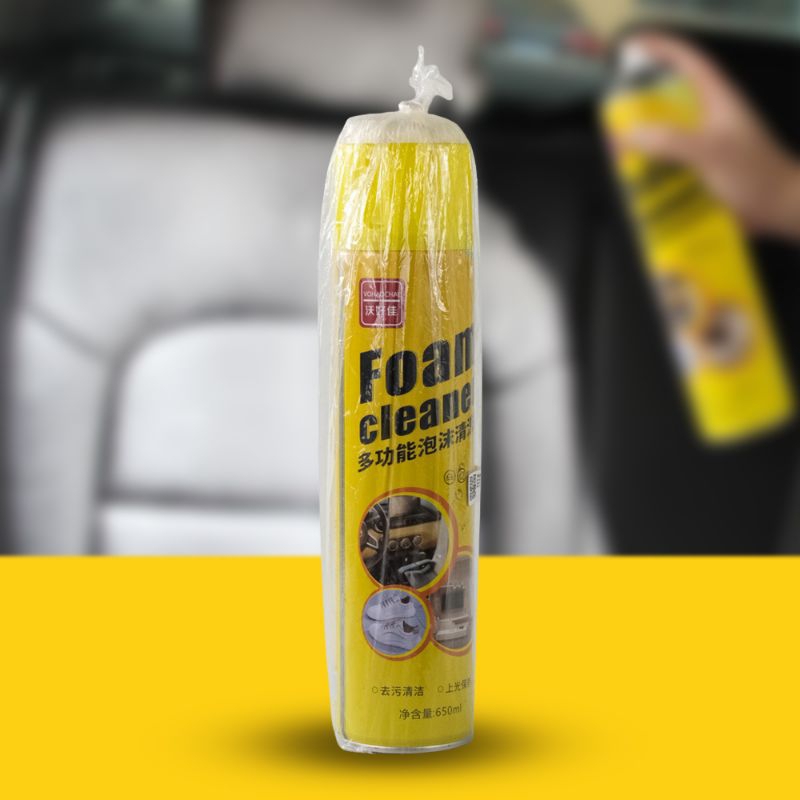 Jual Foam Cleaner Spray Car Interior Agent Cleaner 650 ml | Shopee Indonesia